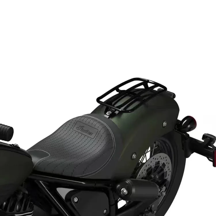Motorcycle-Rear-Luggage-Rack-Passenger-Backrest-for-Indian-Chief-Bobber ...