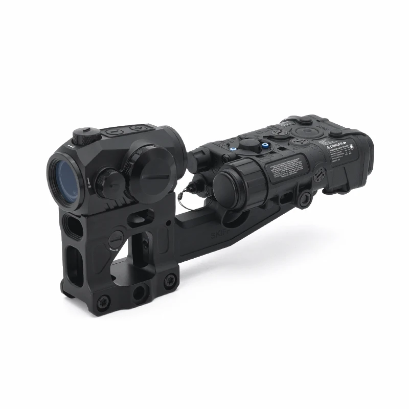 Tactical Skiff Laser Riser Mount with Unity Optics 2.26 inch High Moun