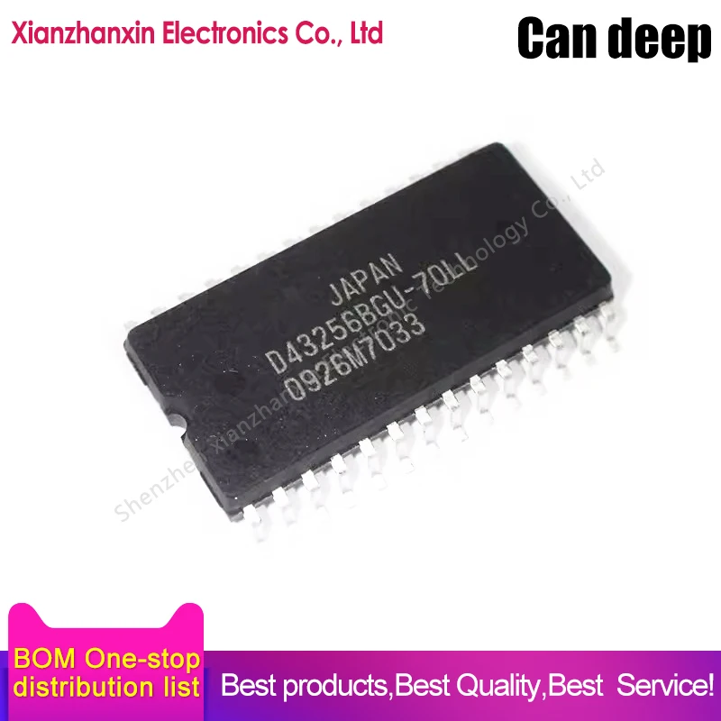 1-5PCS-LOT-D43256BGU-70LL-UPD43256BGU-70LL-SOP-28-Static-memory-chips ...
