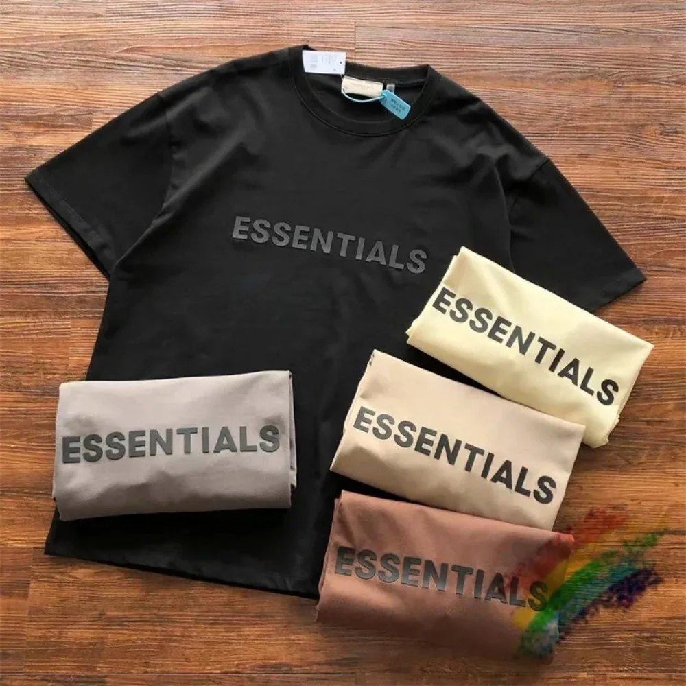 Essentials-Camiseta-estampada-de-manga-corta-para-hombre-y-mujer-ropa ...