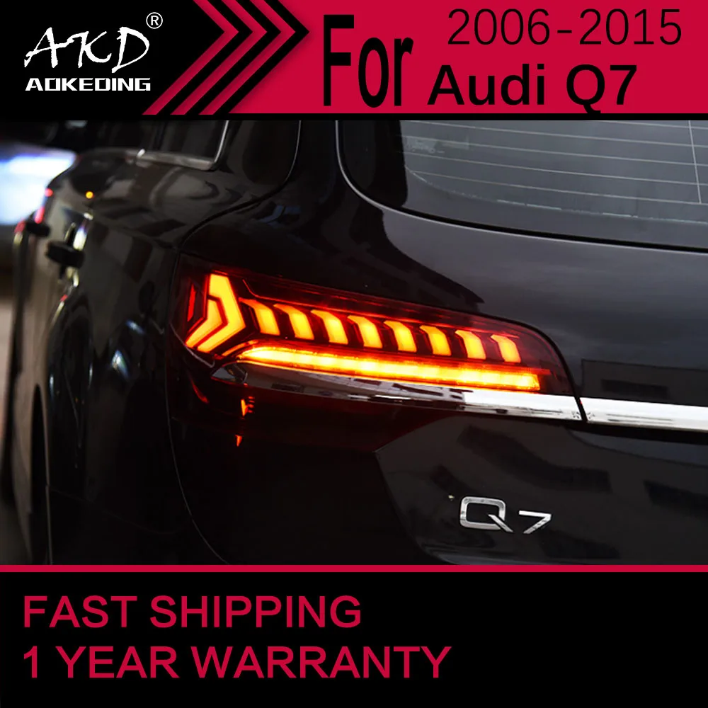 Car-Lights-for-Audi-Q7-Q7L-LED-Tail-Light-2006-2015-Q7-Rear-Stop-Lamp ...