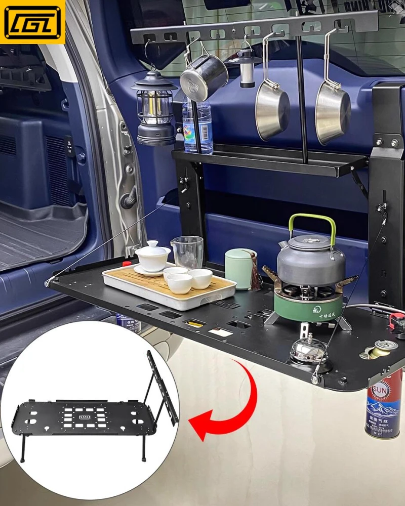 CGZ-Tailgate-Storage-Rack-Folding-Table-Panel-Trunk-Extension-Racks-Fit ...