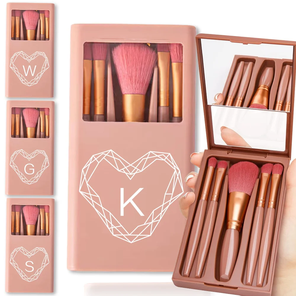 Makeup-Brushes-Set-with-Mirror-Organizer-Case-Cosm-ticos-Soft-Tools-Kit ...