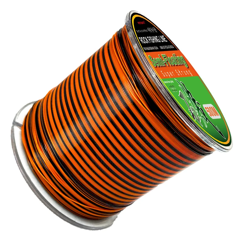 500m-Rock-Fishing-Line-Semi-floating-Monofilament-Nylon-Double-Color ...