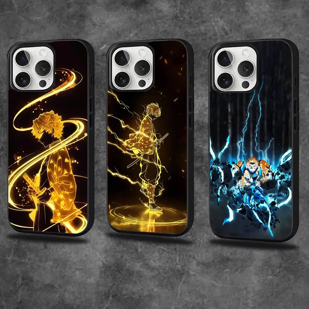Anime Zenitsu Agatsuma Phone Case For iPhone 16,15,14,13,12,11,Pro,Max ...