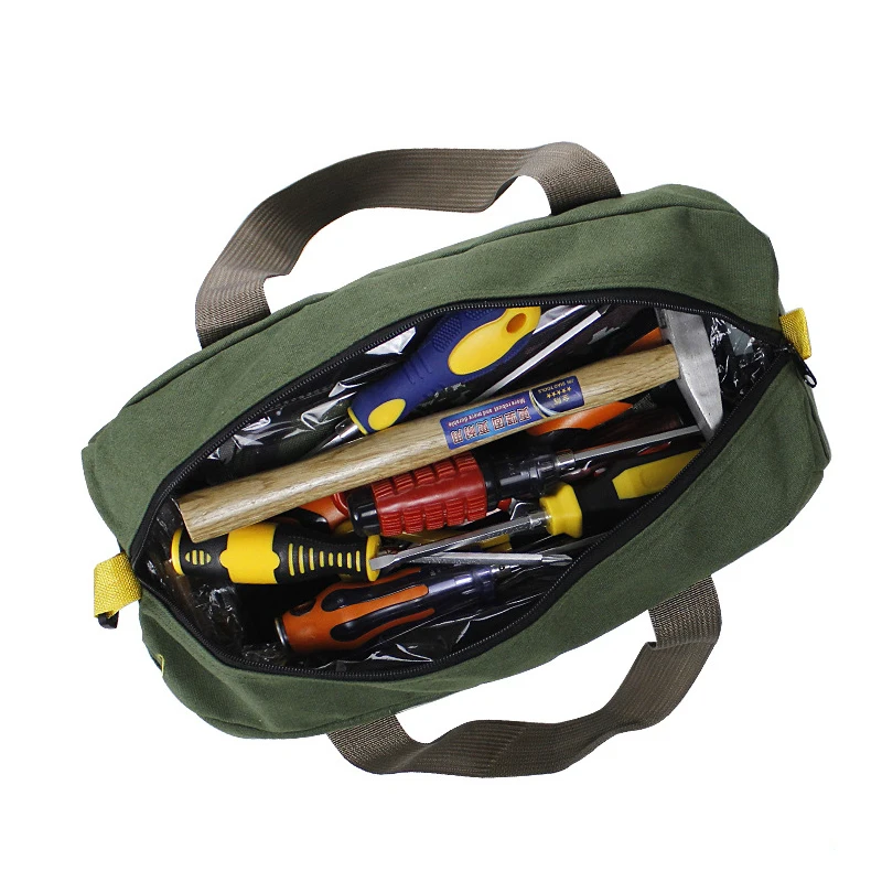 Multi-Tool Canvas Tool Bag Heavy Duty Extra Large Tool Carry Case 30 ...