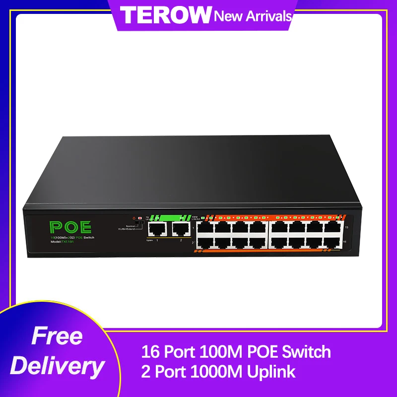 48V-POE-Switch-with-16-100Mbps-Ports-Ethernet-Switch-Fast-Smart-Switch ...