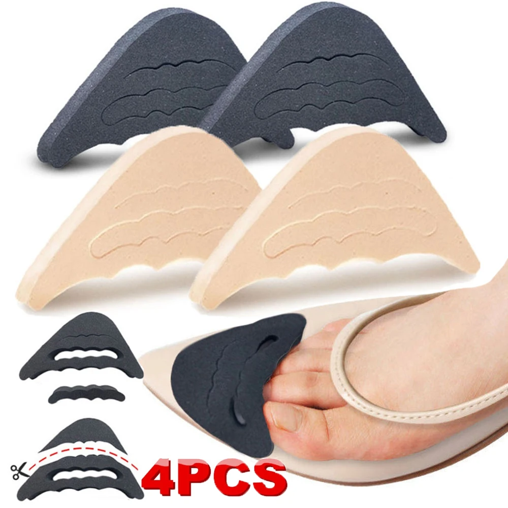 4PCS-Toe-Plug-Soft-Sponge-Half-Insoles-Reusable-Toe-Filler-Inserts-for ...