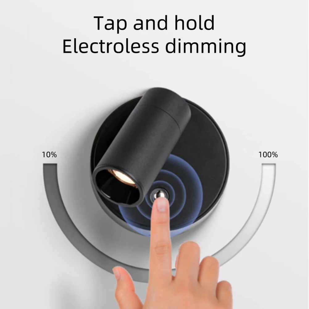 LED-Wall-Sconces-Light-360-Degree-Rotation-Adjustable-Wall-Lamp-Hotel ...