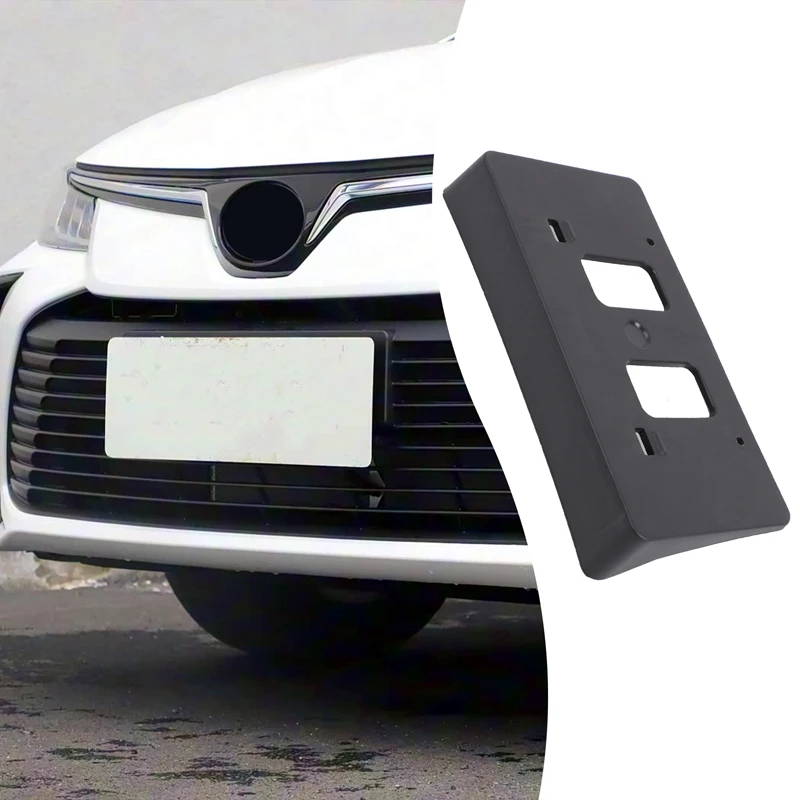 1piece set ABS black For Toyota Corolla 2020-2022 car front license ...