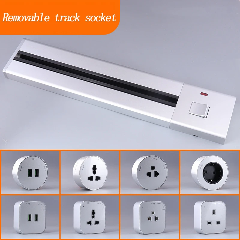 Eu-Power-Rail-Socket-Kitchen-Dedicated-Exposed-Wireless-Strip-Wiring ...
