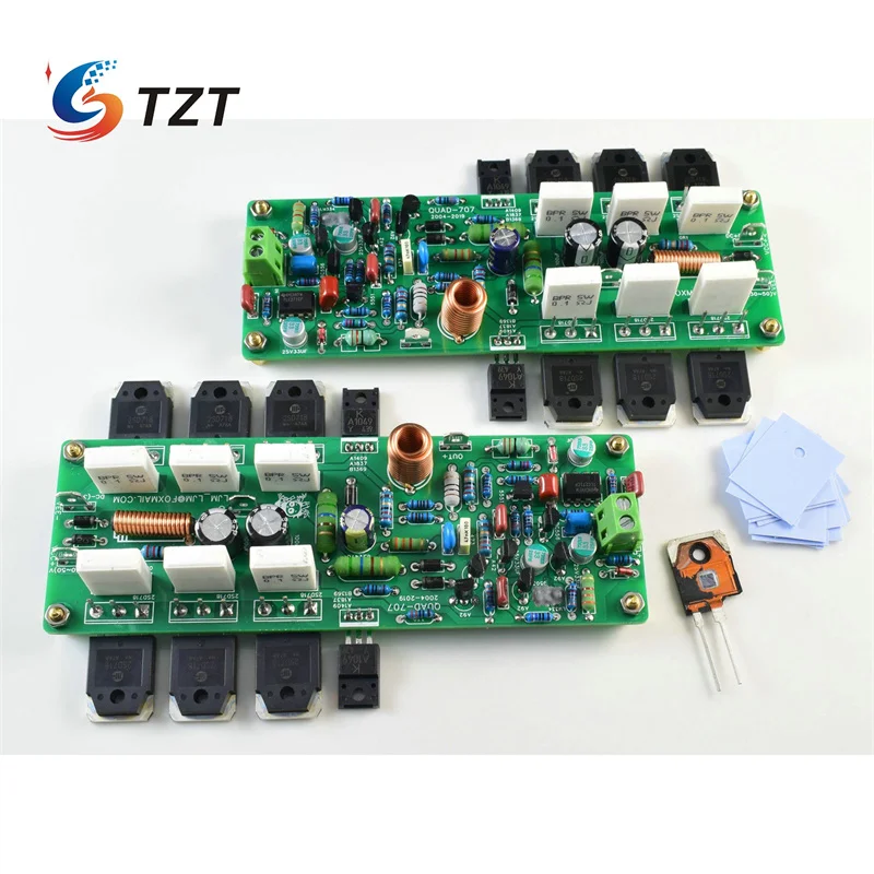 TZT QUAD-707 Finished Amplifier Board Power Amp Board Referring to ...
