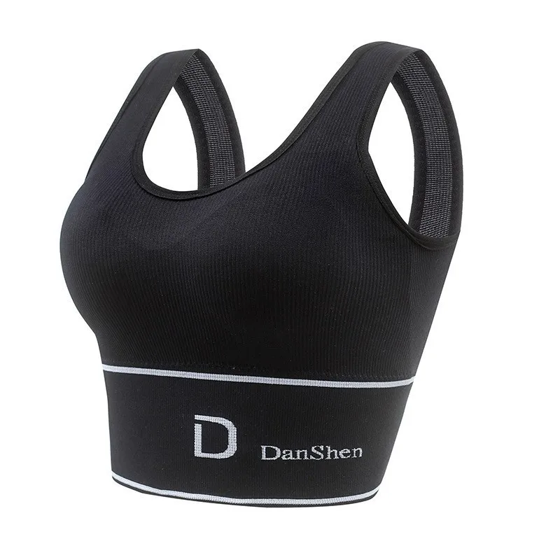 D-Shaped-Seamless-Deep-U-Shaped-Suti-Esportivo-para-Mulheres-Back ...
