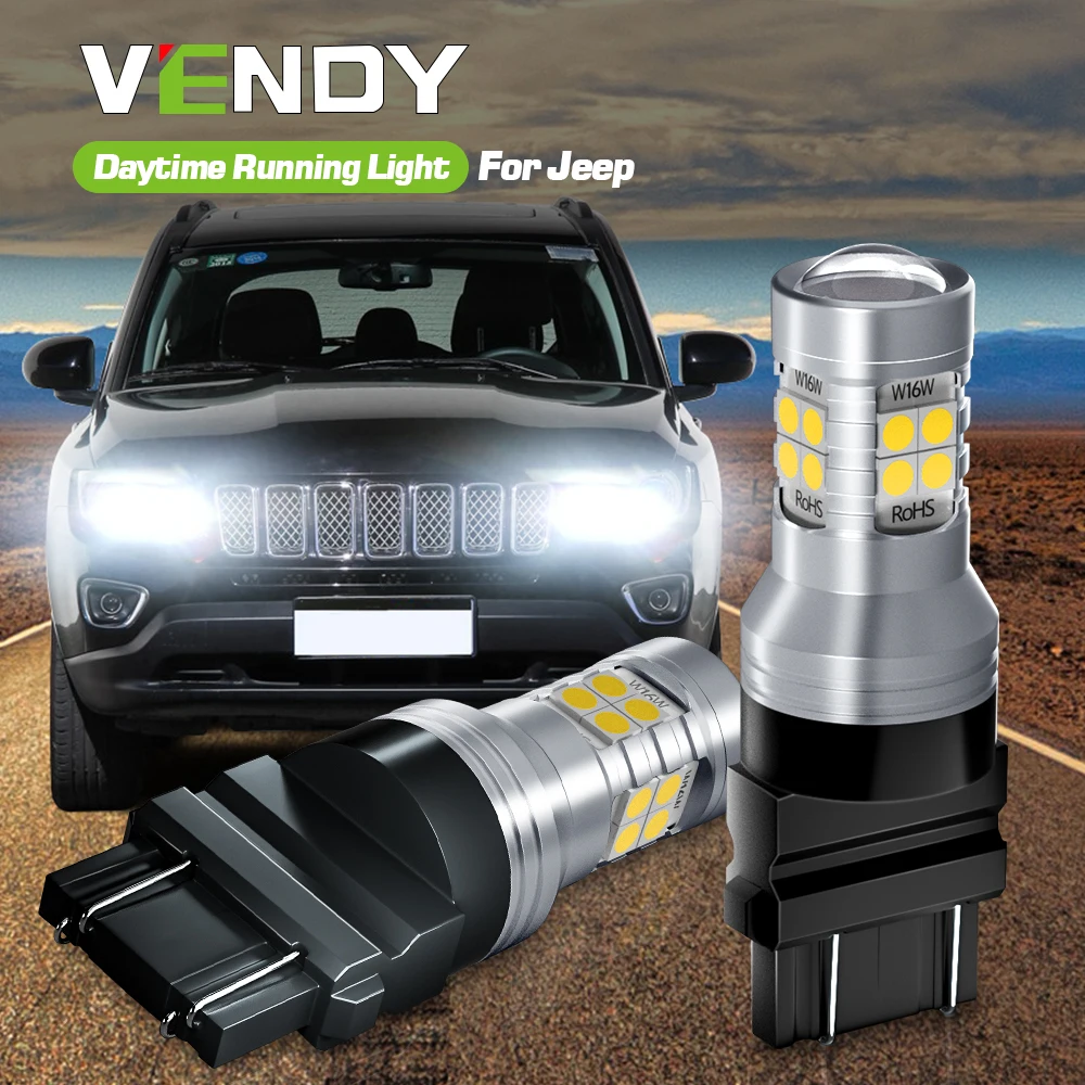 2x-LED-Daytime-Running-Light-DRL-Bulb-Lamp-Canbus-3157-P27-7W-T25-For ...