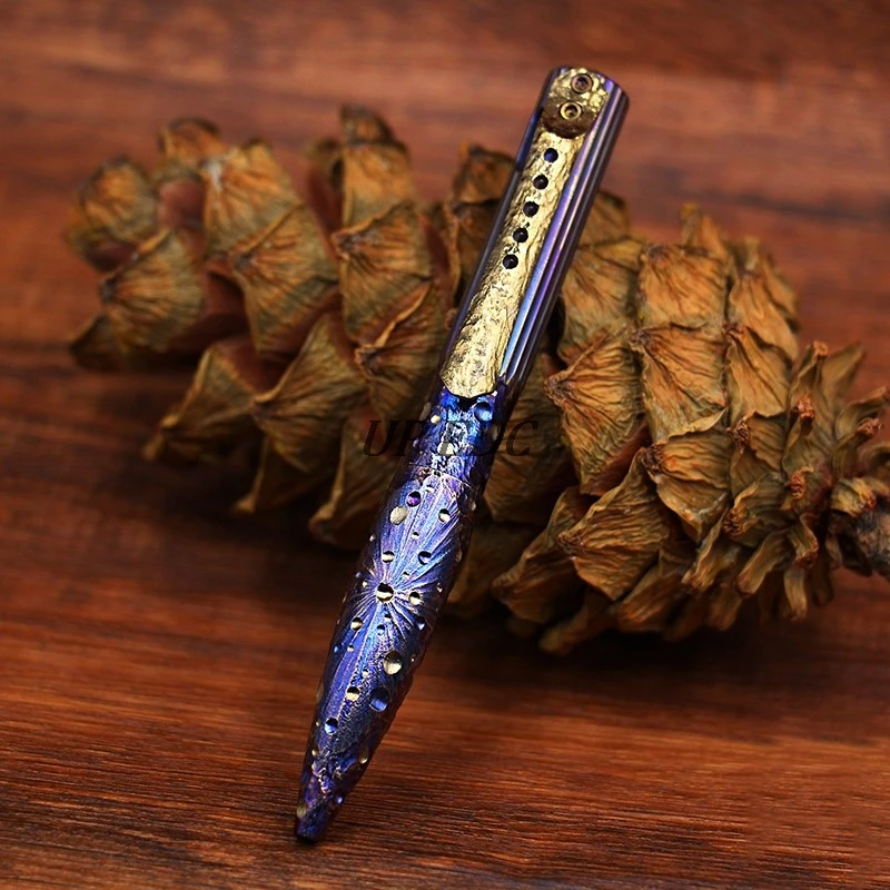 UPEDC-Hand-Engraved-Limited-Edition-Titanium-G2-Refill-Pen-Multi ...