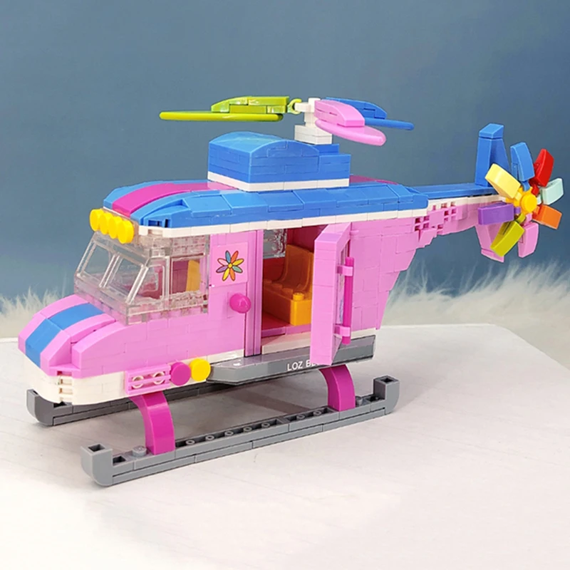 Pink Helicopter Toy