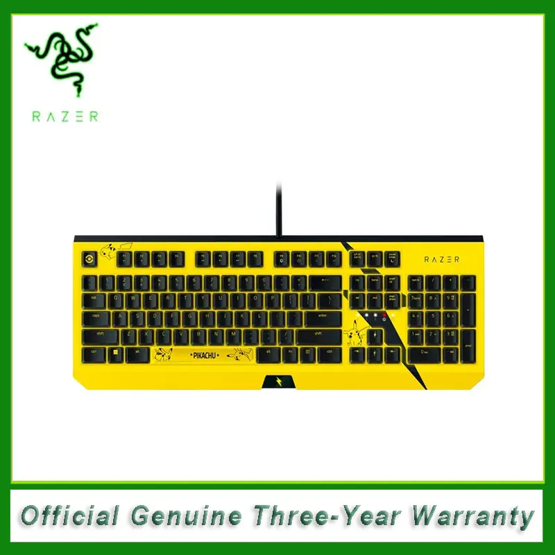 Razer-Pokemon-Pikachu-Limited-Edition-104-Key-Wired-Computer-Gaming ...