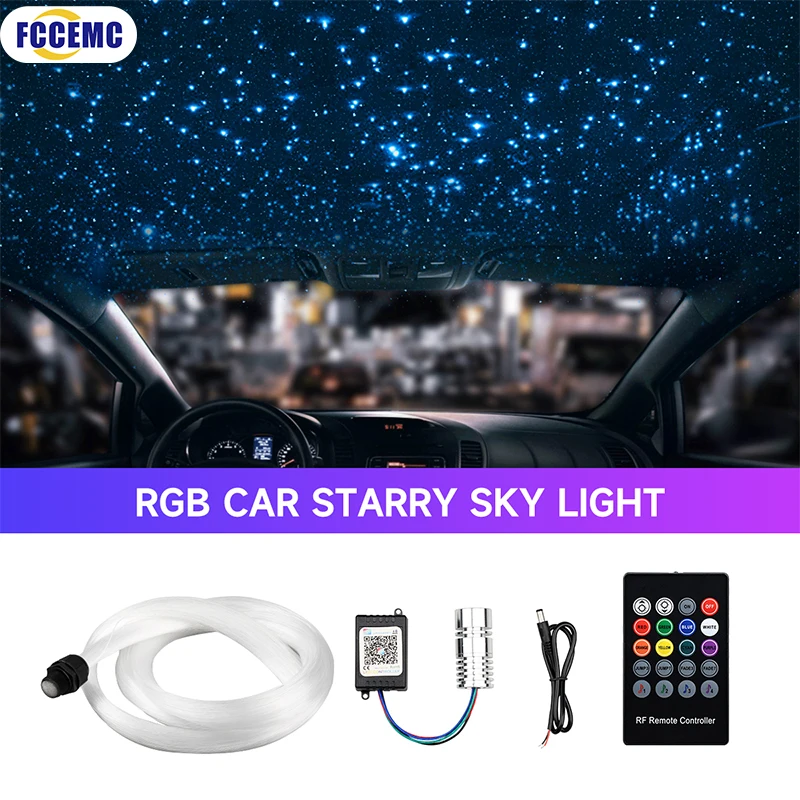 6W-3M-Twinkle-Starry-Sky-Car-Star-Ceiling-Light-Fiber-Optic-Light-Star ...