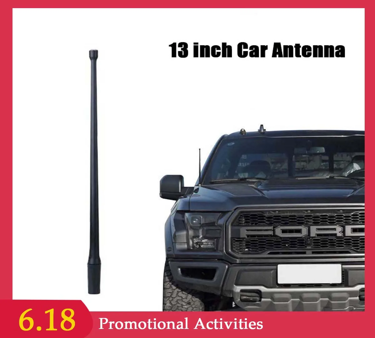 2 Stuks 13Inch Auto Antenne Voor Ford Raptor F150 1990 2021 F150 Am Fm ...