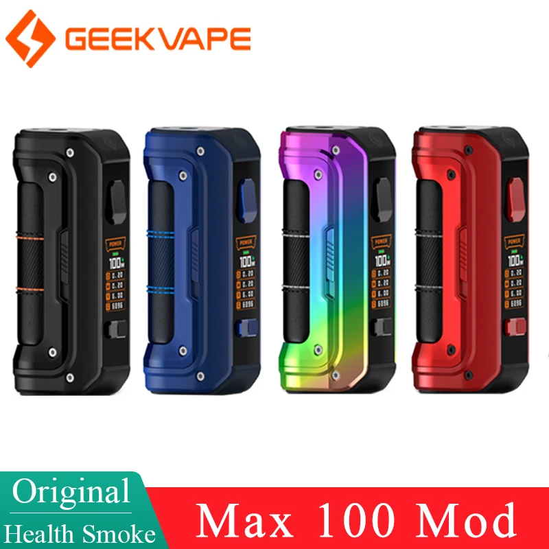 Original GeekVape Max100 Mod Vape 100W TC Box MOD Electronic Cigarette ...
