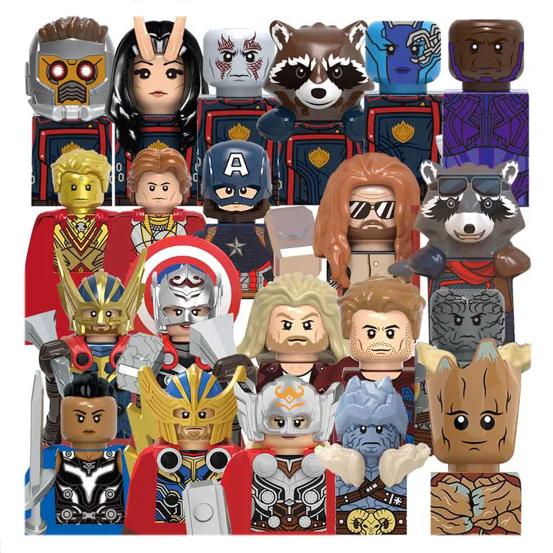 G0114-Heroes-Star-Lord-Starfox-Drax-O-Destruidor-Louva-a-deus-Adam ...