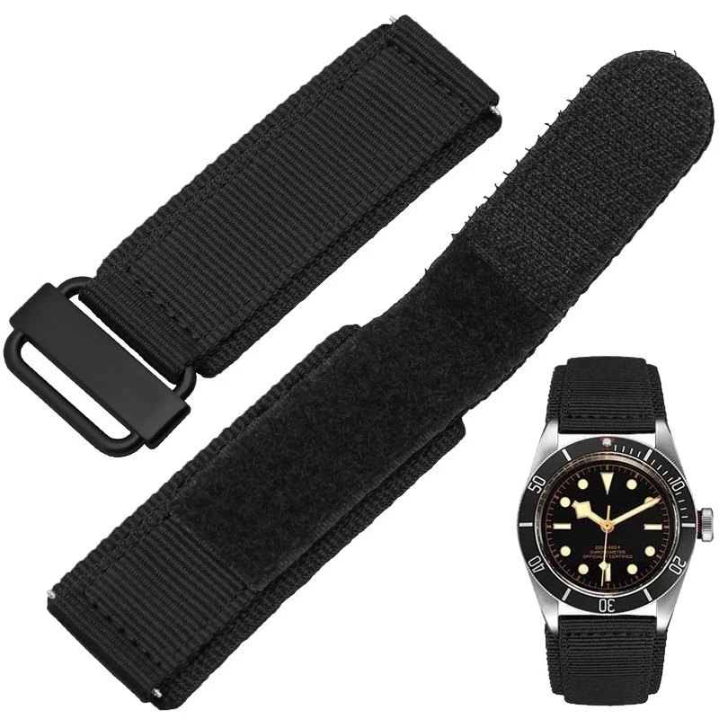 NATO High quality Nylon Watch Band For Seiko Rolex Hook and loop ...