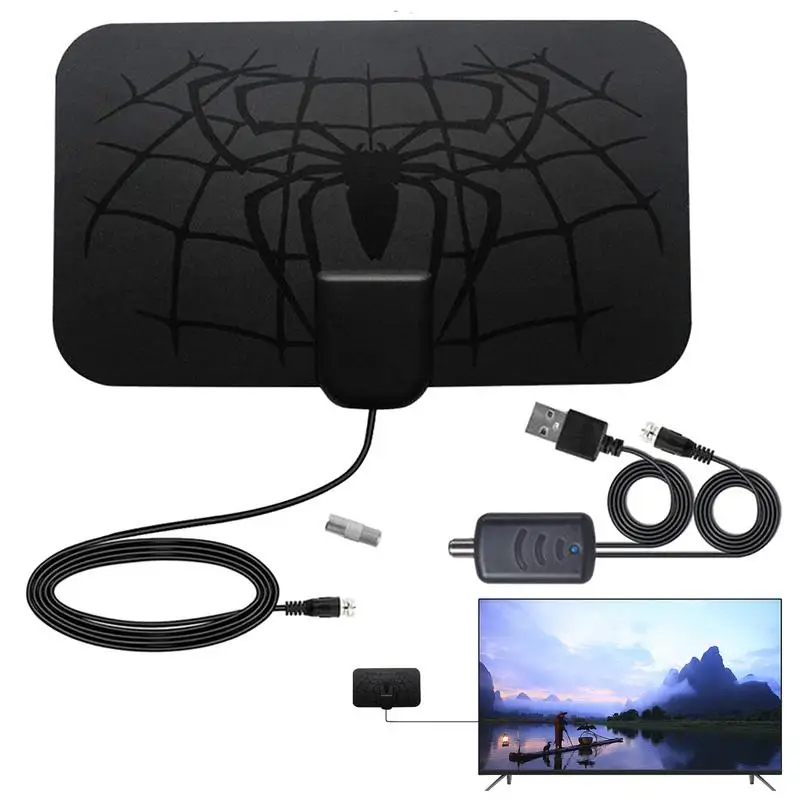 Indoor-Antenna-For-Tv-Spider-Pattern-HD-Tv-Antennas-For-Digital-Tv ...