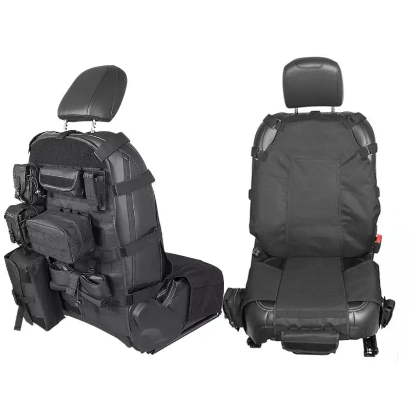 Universal Front Seat Cover Case Storage Bags Muti-compartments Holder ...