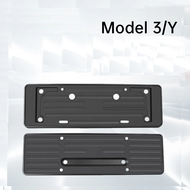 Front-Rear-License-Plate-Frame-Mounting-Holder-Cover-for-Tesla-Model-Y ...