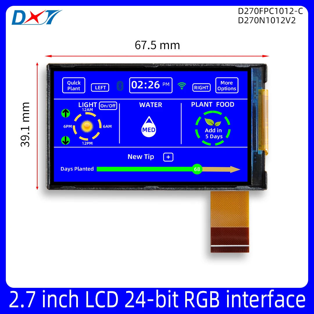 2-7-inch-LCD-display-module-24-bit-RGB-interface-ILI8961-resolution-960 ...