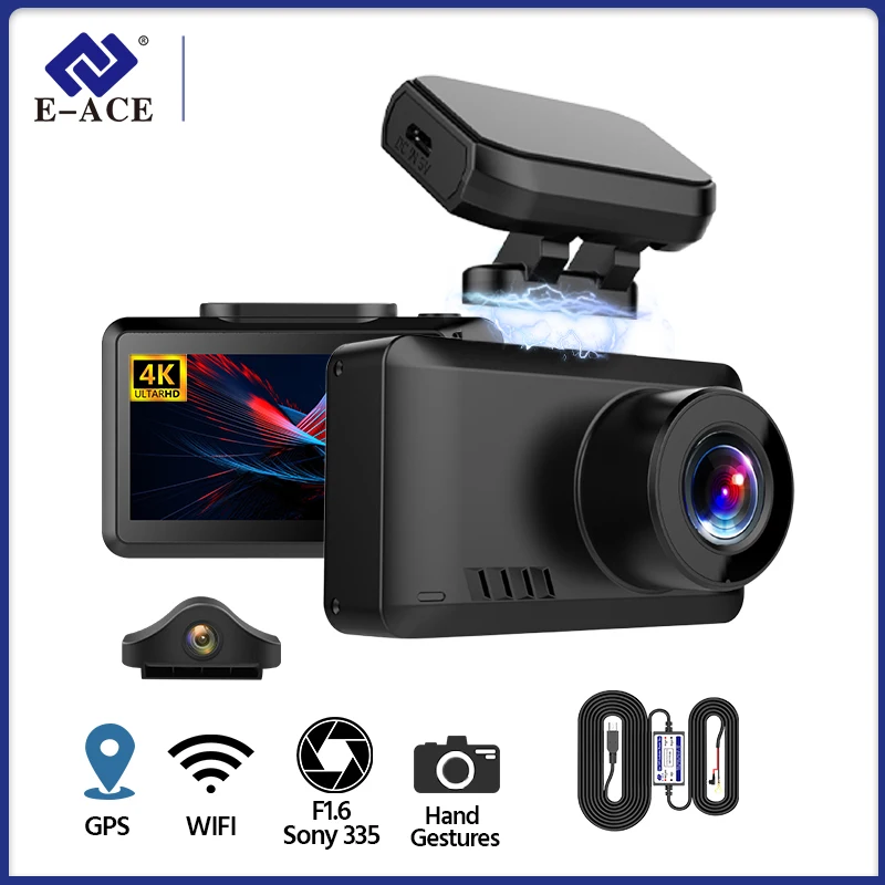 4K-2160P-GPS-WiFi-Sony-Dash-Cam-For-Cars-Front-And-Rear-Dash-Cameras ...