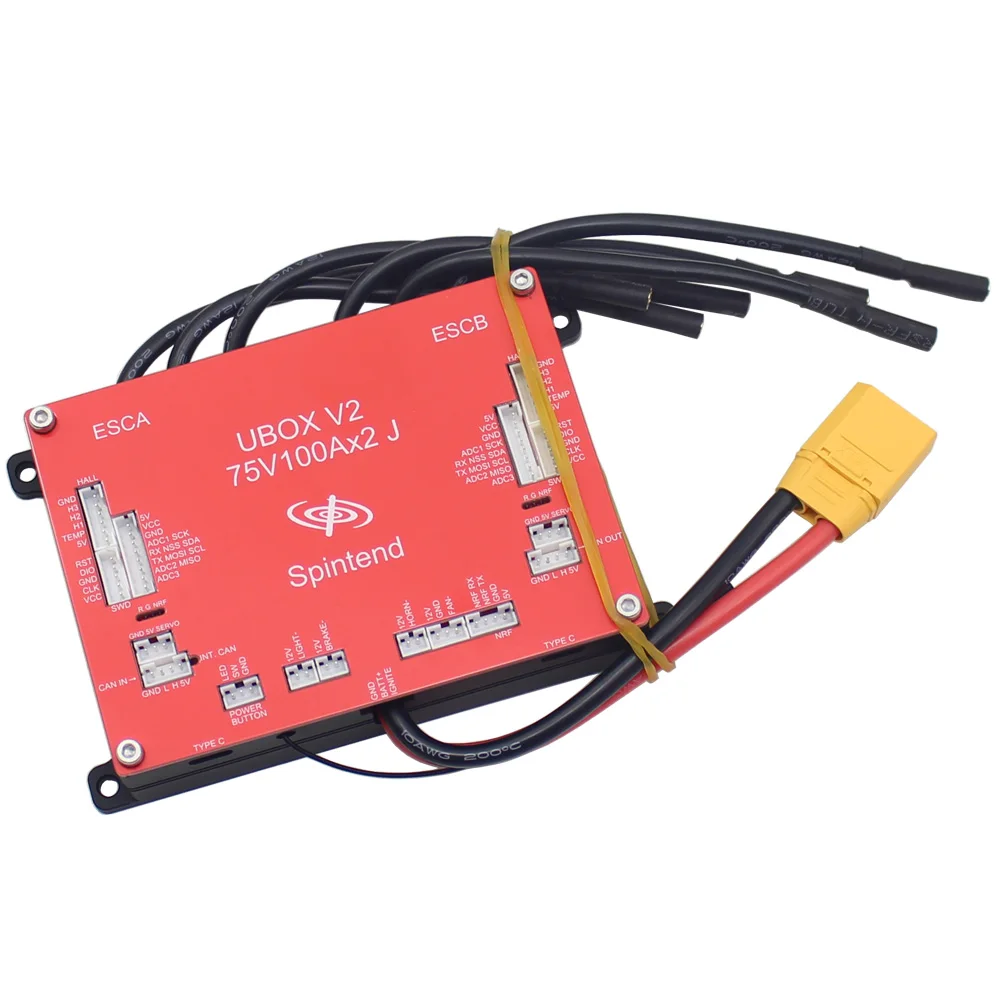 UBOX-V2-75V-200A-Dual-Motor-Electric-Speed-Controller-100A-X2-J-Base-On ...