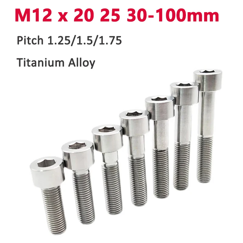 M12-Allen-Titanium-Bolt-Hex-gono-Hex-Socket-Cap-Screw-Pitch-1-25mm-1 ...
