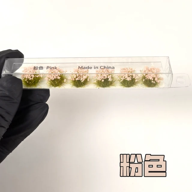 Miniature Simulation Flower Grass Cluster Model Diy Building Garden ...