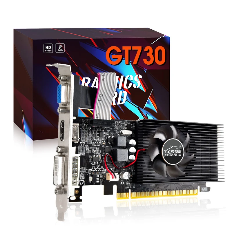 Tarjeta gráfica Original GT730, 4GB128Bit, GDDR5, tarjetas de vídeo ...