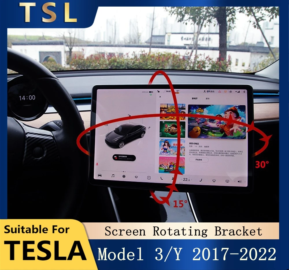 For Tesla Model 3 Model Y 2021 2022 2023 Central Control Screen Display ...