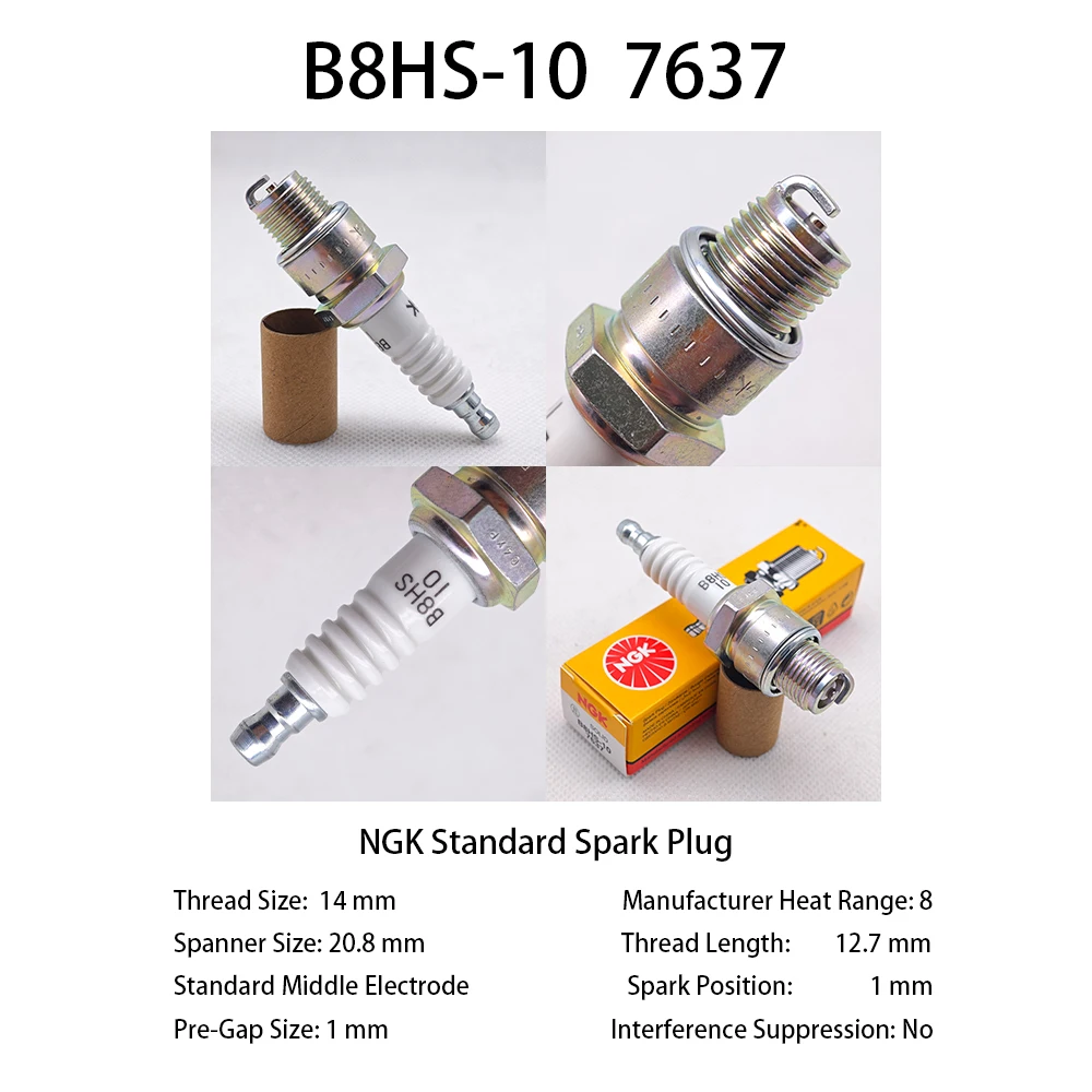 1 Uds. Bujía NGK Original B8HS-10 7637 - AliExpress 34