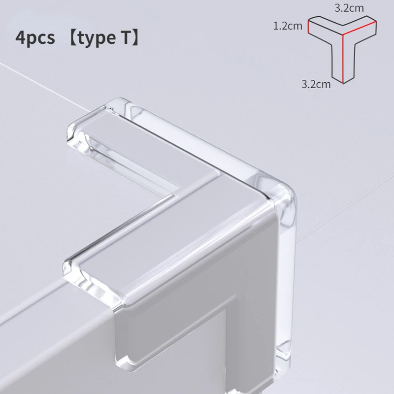 4Pcs Silicone Corner Protector for Children Baby Safety Table Edge ...