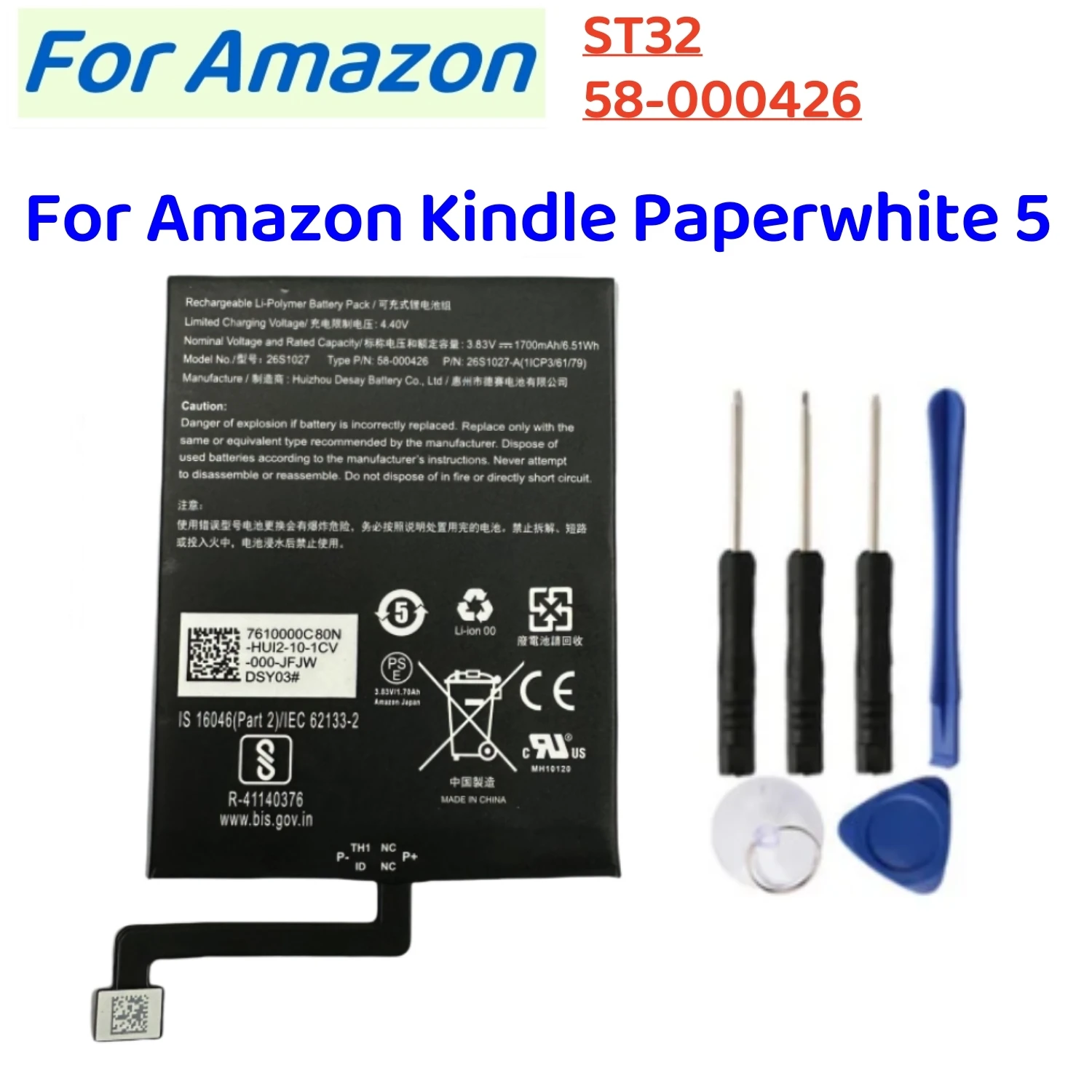 New-Original-Battery-ST32-58-000426-Battery-For-Amazon-Kindle ...