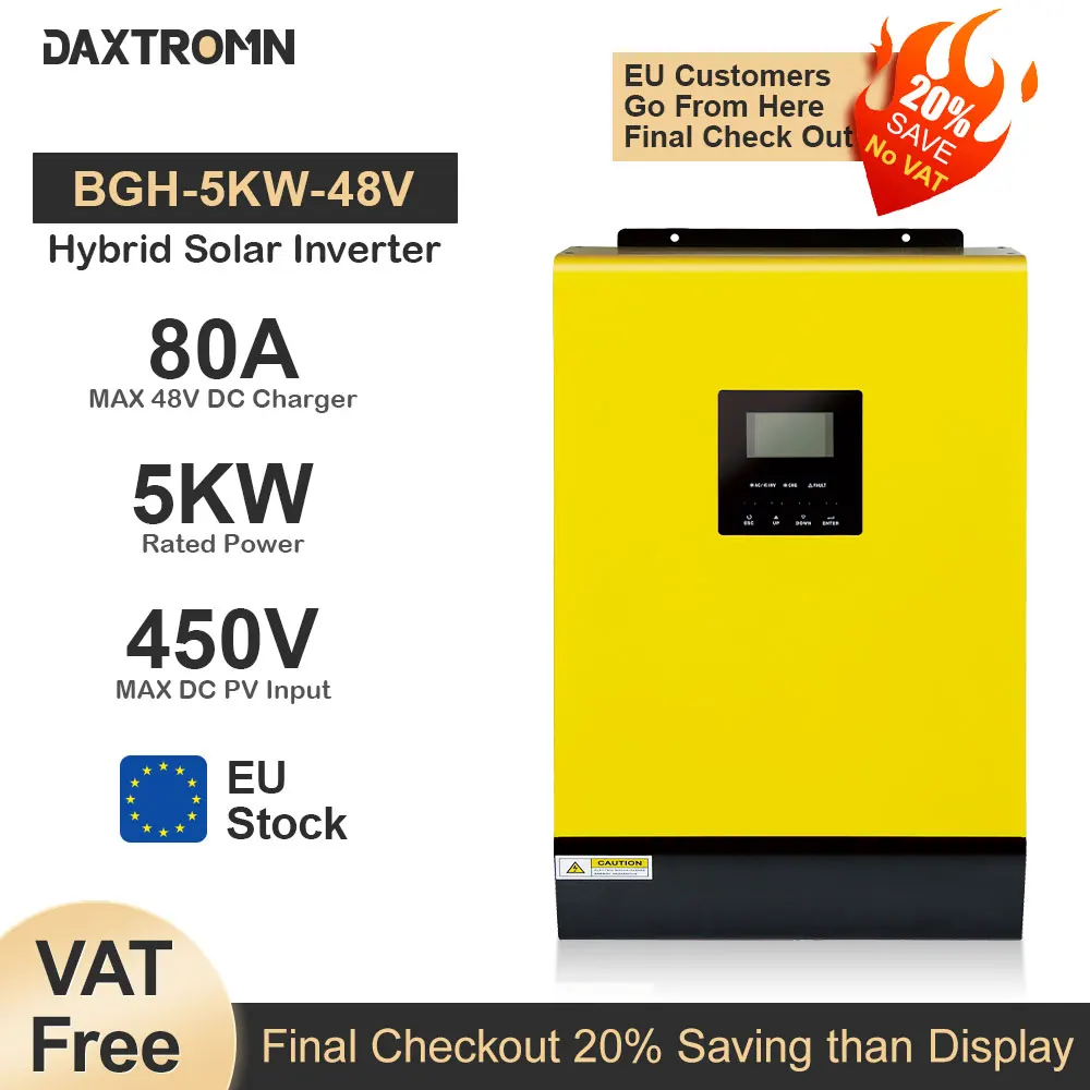 Daxtromn-EU-Stock-5KW-Hybrid-Solar-Inverter-450VDC-80A-PV-Parallel-Kit ...