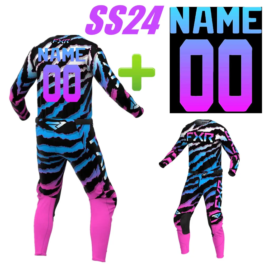 2024-FXR-REVO-Jersey-Print-ZEBRA-2024-Motocross-Gear-Set-MX-Clothing ...