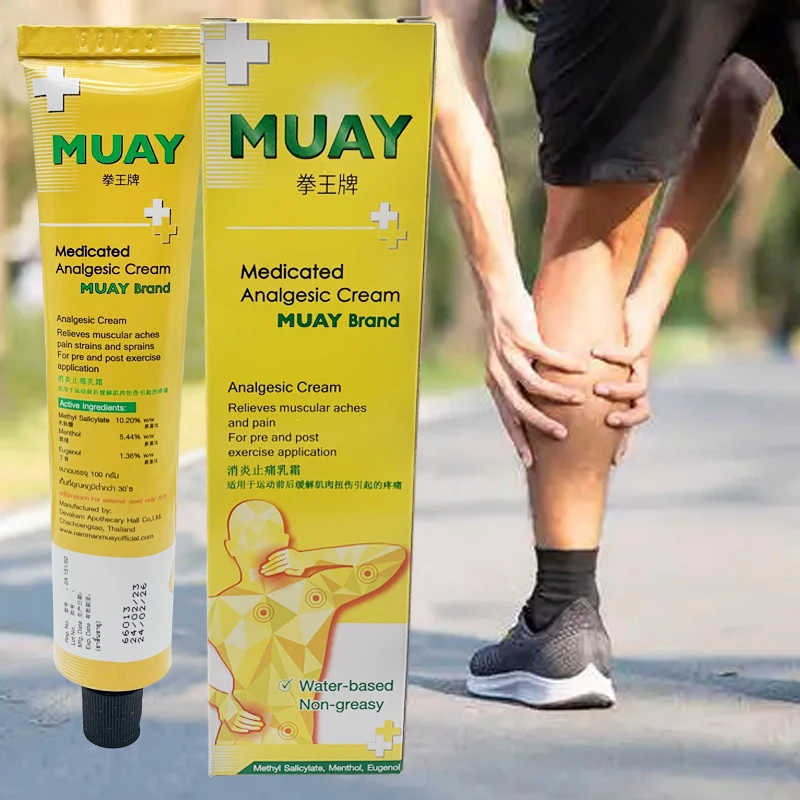30g Thai Namman Muay Cream Analgesic Pain Relief Ointment Muscle Pain ...