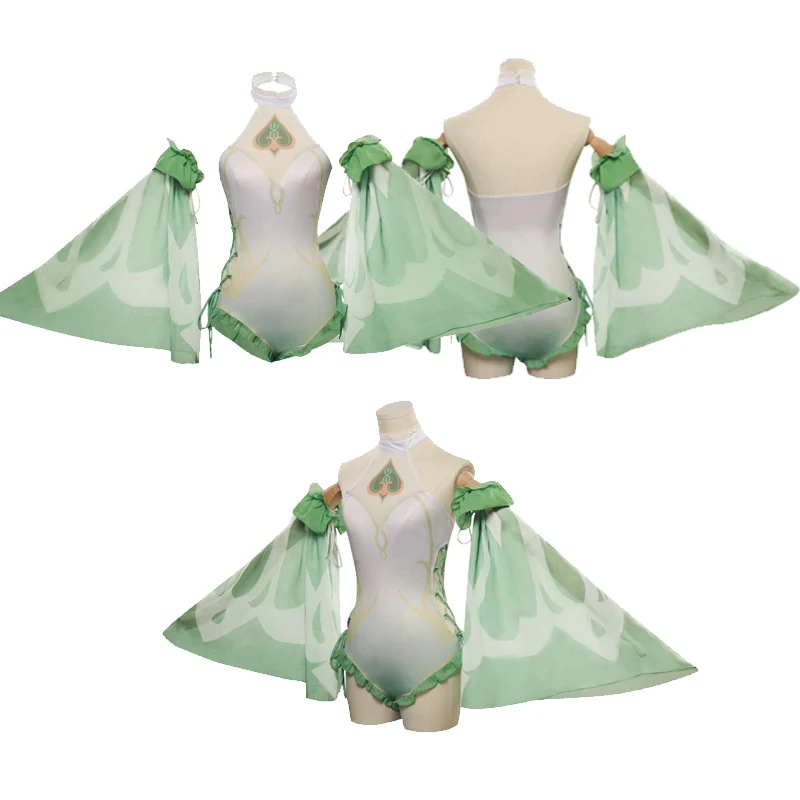 Game Genshin Impact Nahida Cosplay Women Costume Swimsuit Jumpsuit ...