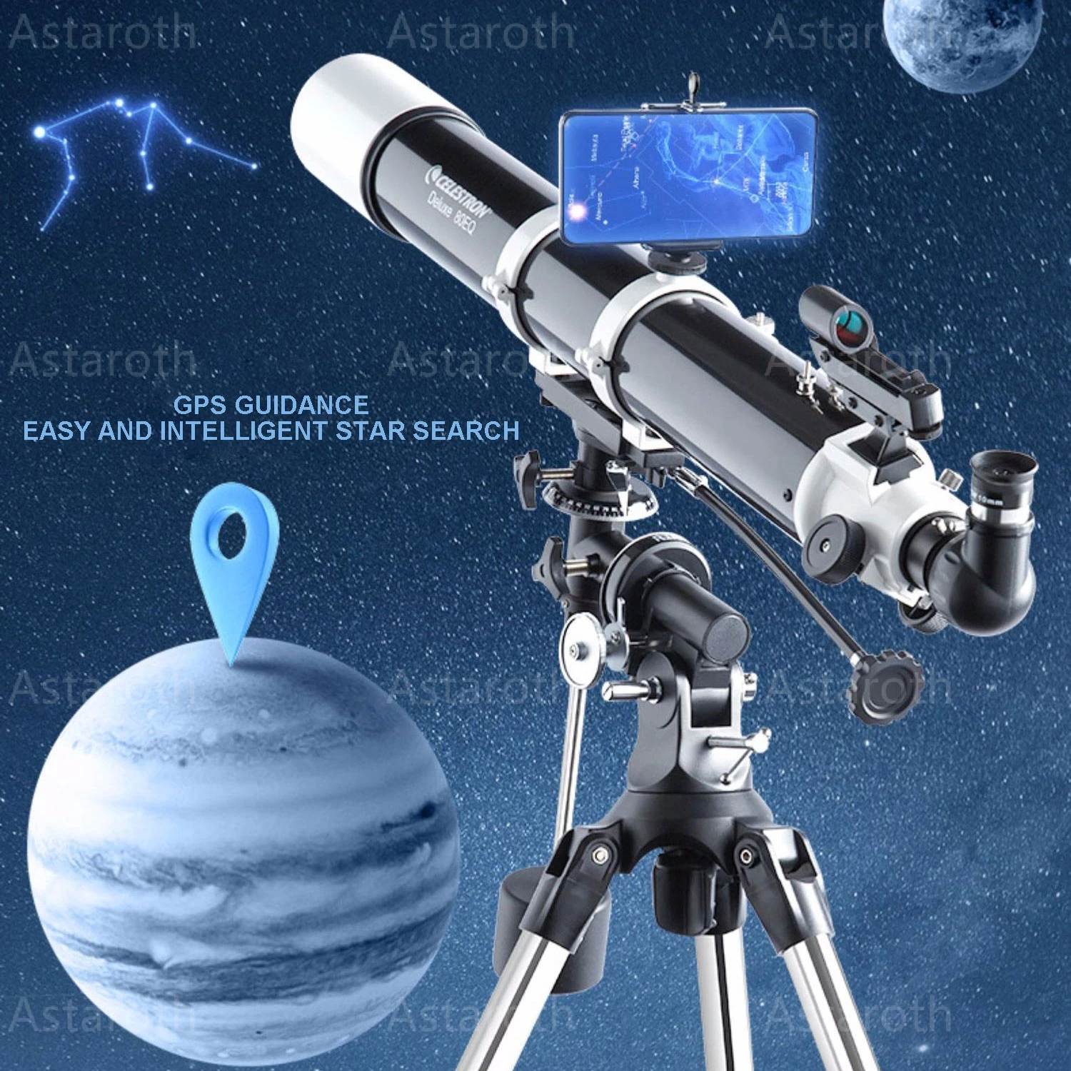 Astronomical-Telescope-Reflector-with-Aluminum-Alloy-Tripod ...