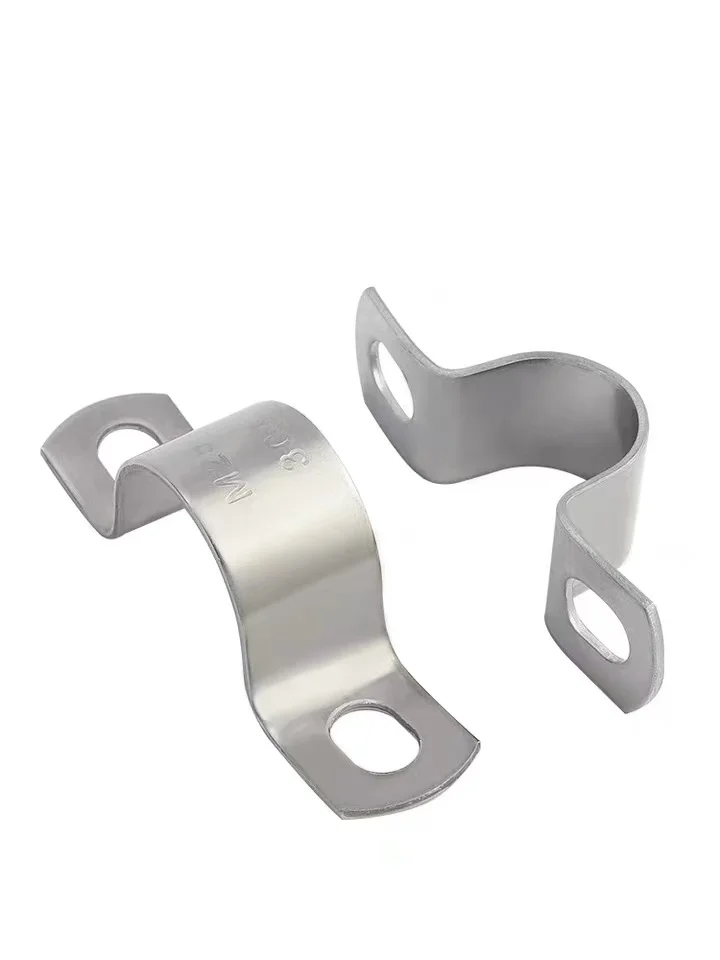 5Pcs-Thickened-304-Stainless-Steel-Plumbing-Saddle-Clip-Brackets-Clamp ...