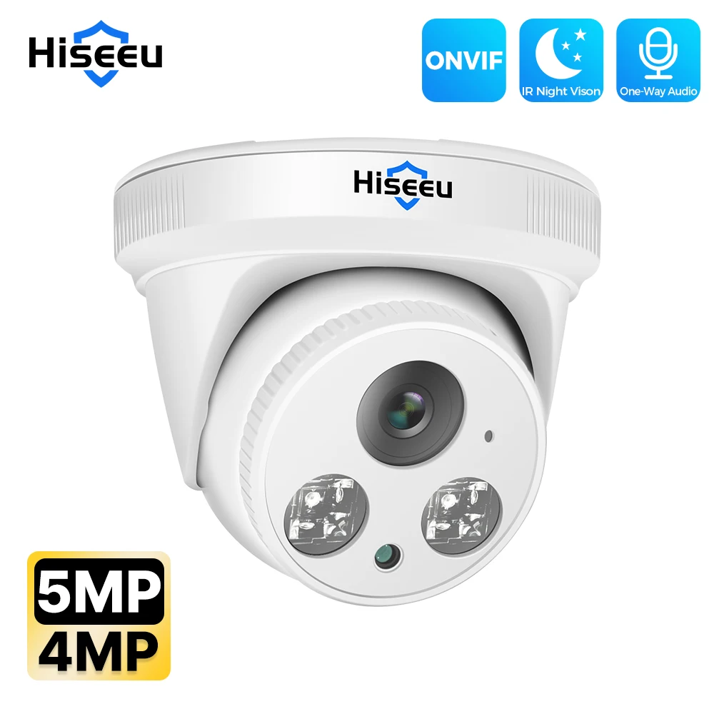 Hiseeu-3MP-5MP-POE-IP-Camera-H-265-Indoor-Night-Vision-P2P-Dome-Video ...