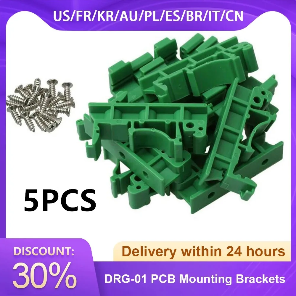 10pcs-Din-Rail-Terminal-Block-Rail-Adapter-Circuit-Board-Mounting ...