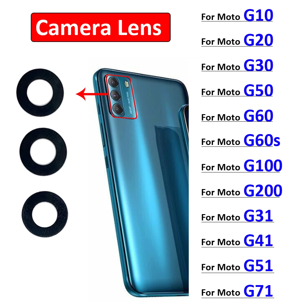 Camera Glass For Moto G10 G20 G30 G50 G60 G60s G31 G41 G51 G71 G04s ...