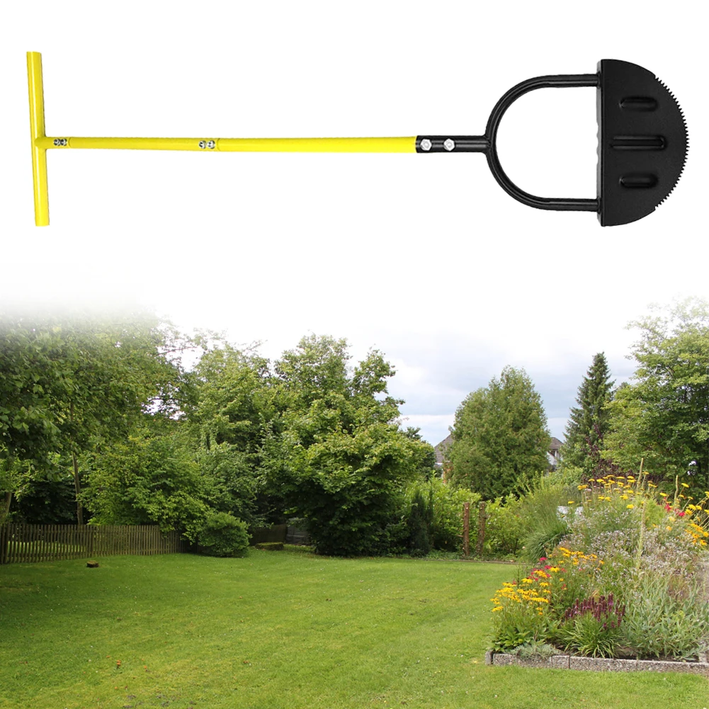 Half Moon Edger Trimming Shovel Manual Saw-Tooth Serrated Edger Lawn ...
