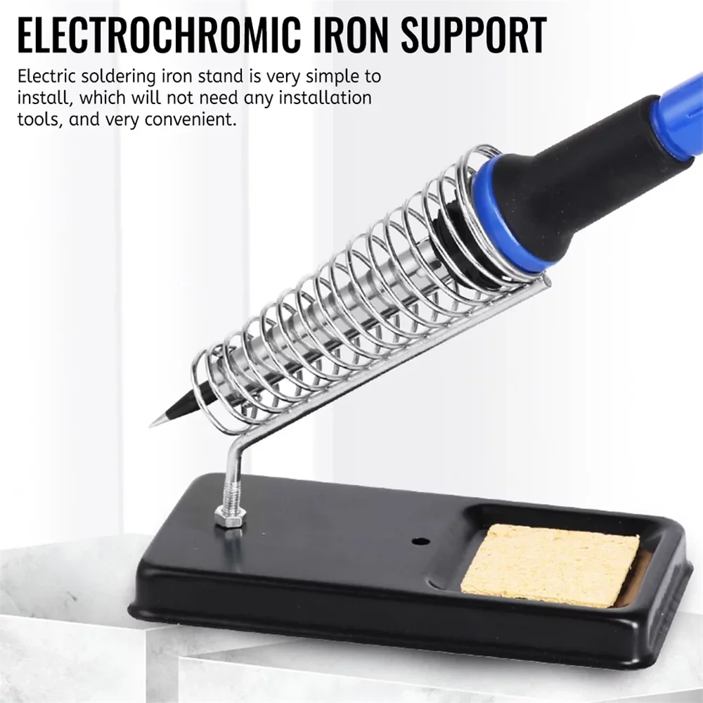 Electric-Soldering-Iron-Stand-Holder-Square-Metal-Soldering-Station ...